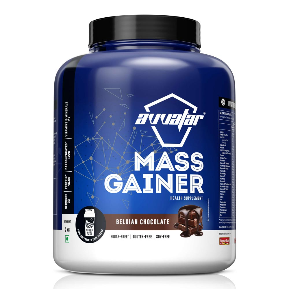 Avvatar Mass gainer Belgian 2kg – Fit & Fury